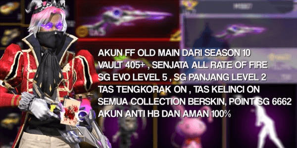Beli Akun FF Termurah Januari 2025 | itemku