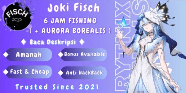 Beli Joki Fisch | Joki Grinding / Fishing 6 JAM + Full Aurora Borealis ...