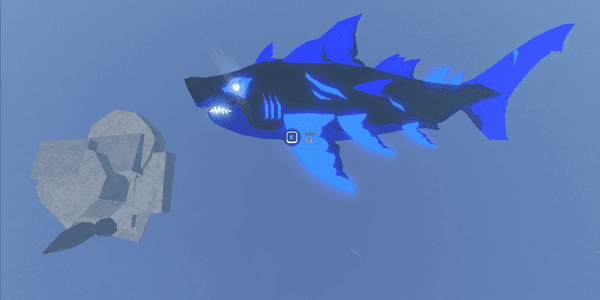 Beli Fish Sparkling Shiny Big Abyssal/Negative Ancient Megalodon ...