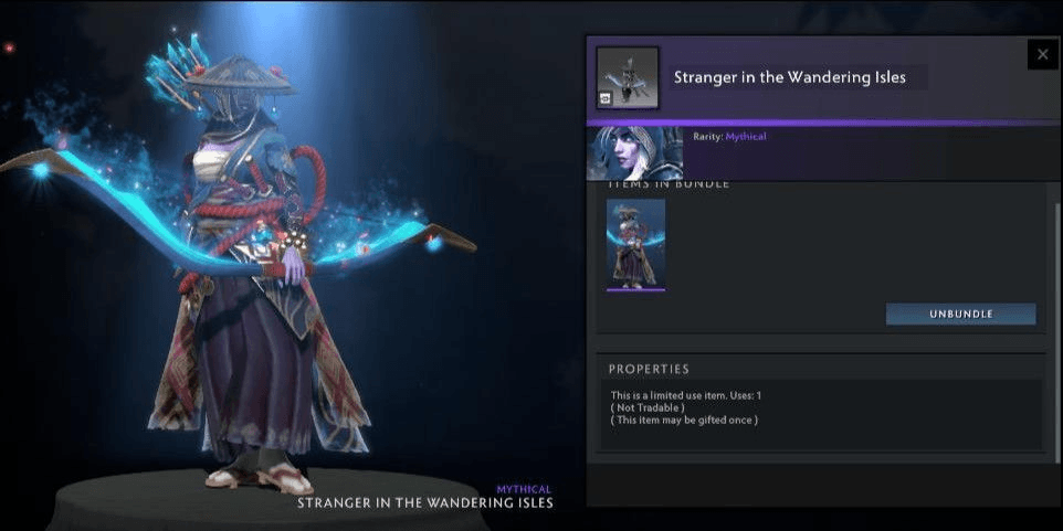 Beli Item Gift Drow Ranger - Stranger in the Wandering Isles Aghanim's ...