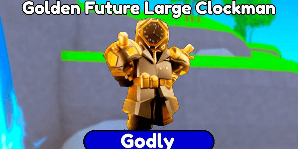 Beli Others Golden future large clockman Toilet Tower Defense Roblox ...