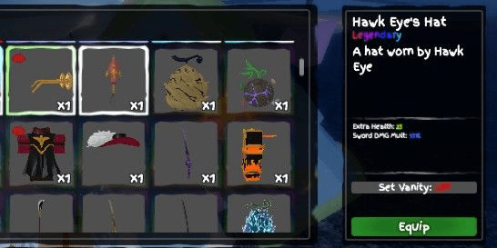 Beli Item Mihawk Hat GPO (Grand Piece Online) Roblox Terlengkap dan ...