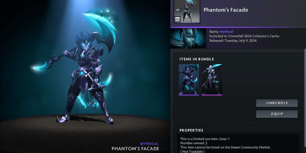 Beli Item Gift Phantom Facade PA Set (Persona Included) Dota 2 ...