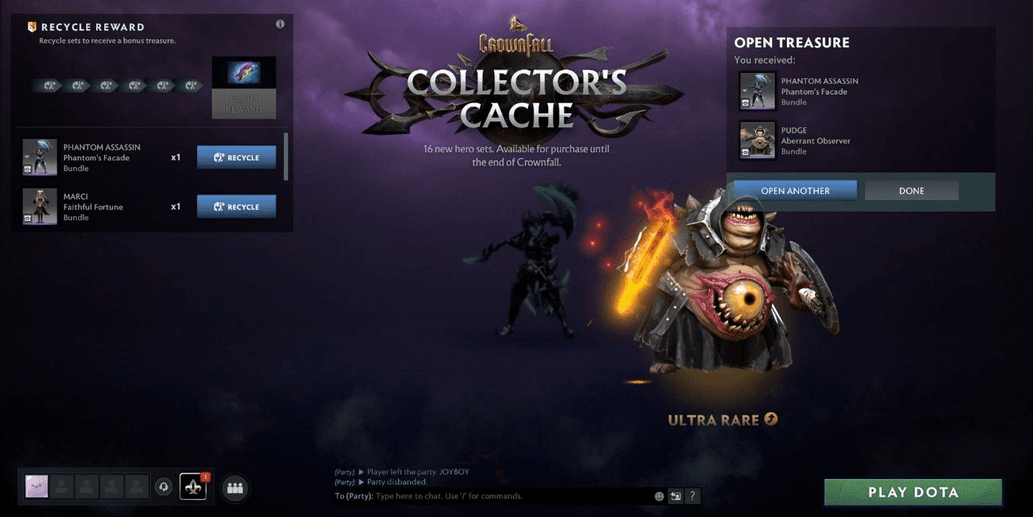 Beli Item Gift Aberrant Observer (Pudge Collector's Cache Crownfall 2024) Dota 2 Terlengkap dan ...
