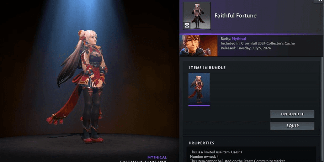 Beli Item Gift Faithful Fortune (Marci Set) Crownfall Collector Cache ...