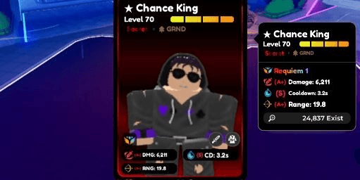 Buy Unit Chance King (Hakari) Requiem - Anime Defenders Anime Defenders ...