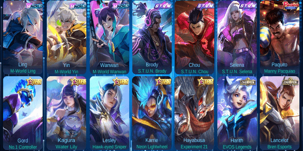 Beli Akun AKUN MLBB SKIN 603 | BORDER AIRPLANE | 5 LEGEND | 9 COLLECTOR ...