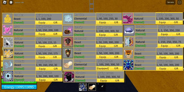 Beli Akun Akun GG 27 Perm & All Gamepass ON, Cek Foto Dan Deskripsi ...