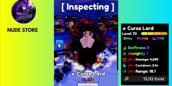 Buy Unit Curse Lord Shiny Almighty (Evo) Anime Defenders Roblox 2892197 ...