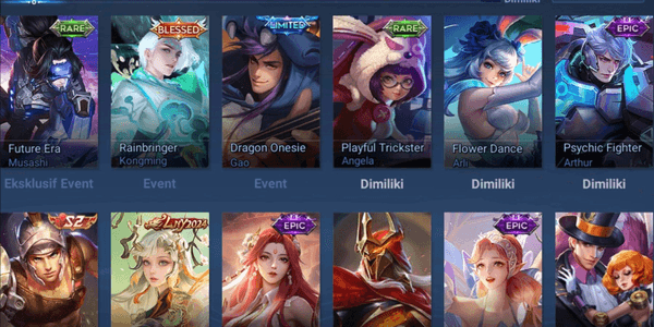 Buy Account ACCOUNT HOK RANK MASTER, Da qiao LNY, Arthur Epic, Diaochan ...