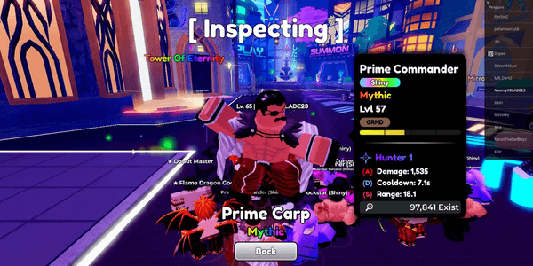 Buy Unit Shiny Carp - Anime Defenders Anime Defenders Roblox 2860941 ...