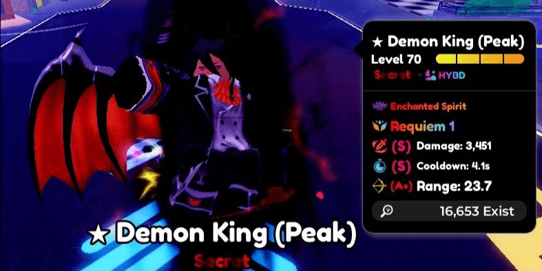 Buy Unit Demon King / Diablo | EVO | GOOD STATS | REQUIEM Anime ...