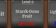 Buy Item STARRK GUNS FRUIT SECRET 0,00001% | Z PIECE RBL 2968611 | itemku