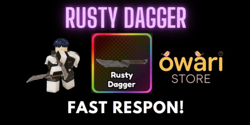 Beli Item Rusty Dagger - Anime Last Stand Anime Last Stand Roblox ...