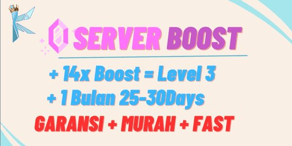 Beli Server Boost Discord Termurah Maret 2025 | itemku
