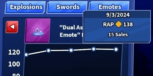 Buy Limited Swords Dual Astral Swords Emote Limited Blade Ball RBL ...