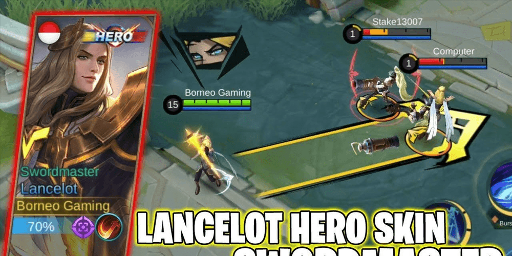 Beli Skin GIFT SKIN MOBILE LEGENDS LANCELOT SWORDMASTER ( SKIN DAWNING ...