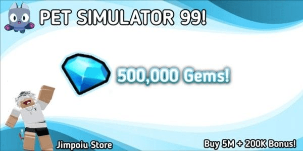 Beli Gems 500,000 Gems Roblox Pet Simulator 99! Terlengkap dan Termurah Oktober 2024 2956228 ...