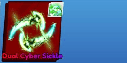 Beli Limited Swords Unique Dual Cyber Sickle Finisher - Blade Ball ...