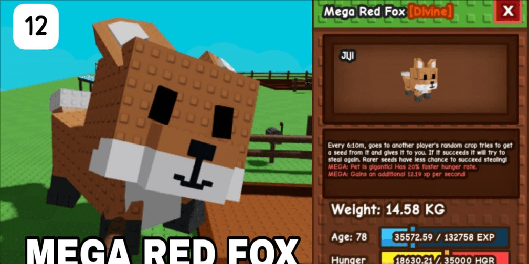 Beli Pets MEGA RED FOX / MEGA REDFOX / MEGA RF PET LUCU GROW A GARDEN ...