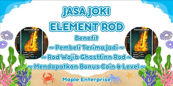 Beli Joki Joki Element Rod | Fish It! Fish It! Terlengkap dan Termurah ...