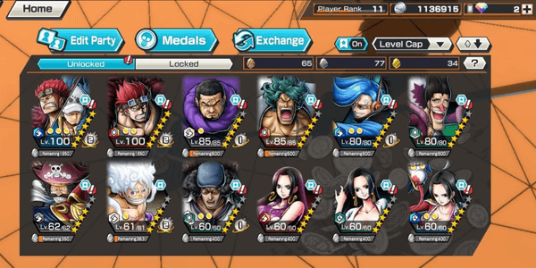 Buy Account Akun 4 Extreme | Kid & Law EX Max | Roger EX V2 | Luffy ...