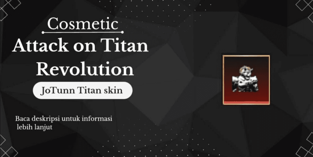 Beli Item JoTuun Titan Skin | Cosmetic Attack on Titan Revolution ...