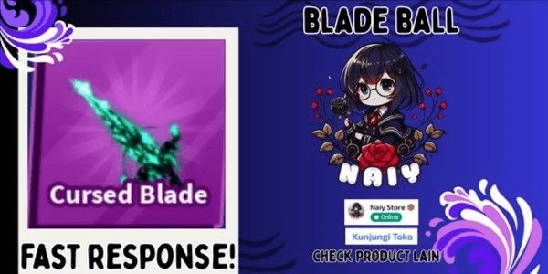 Buy Limited Swords Cursed Blade Blade Ball 3891019 | itemku