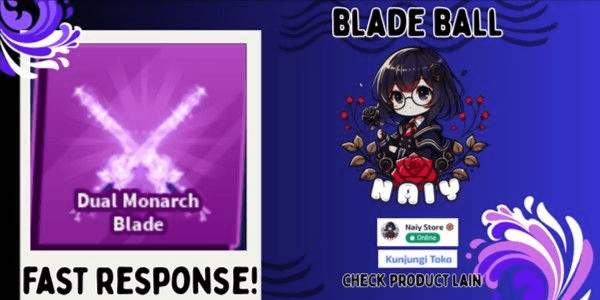 Buy Limited Swords Dual Monarch Blade Blade Ball 3892890 | itemku