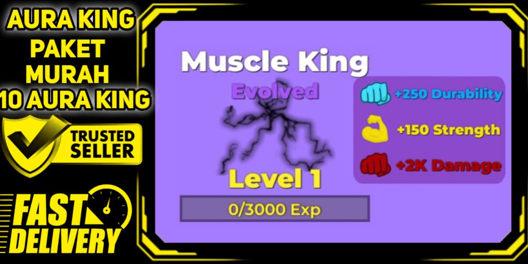 Buy Pet Aura Muscle King Level 1 | Cheap Package + Bonus Muscle Legend ...