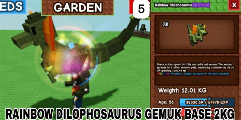 Beli Pets RAINBOW DILOPHOSAURUS / RAINBOW DILOP / RB DILOPHOSAURUS / RB ...