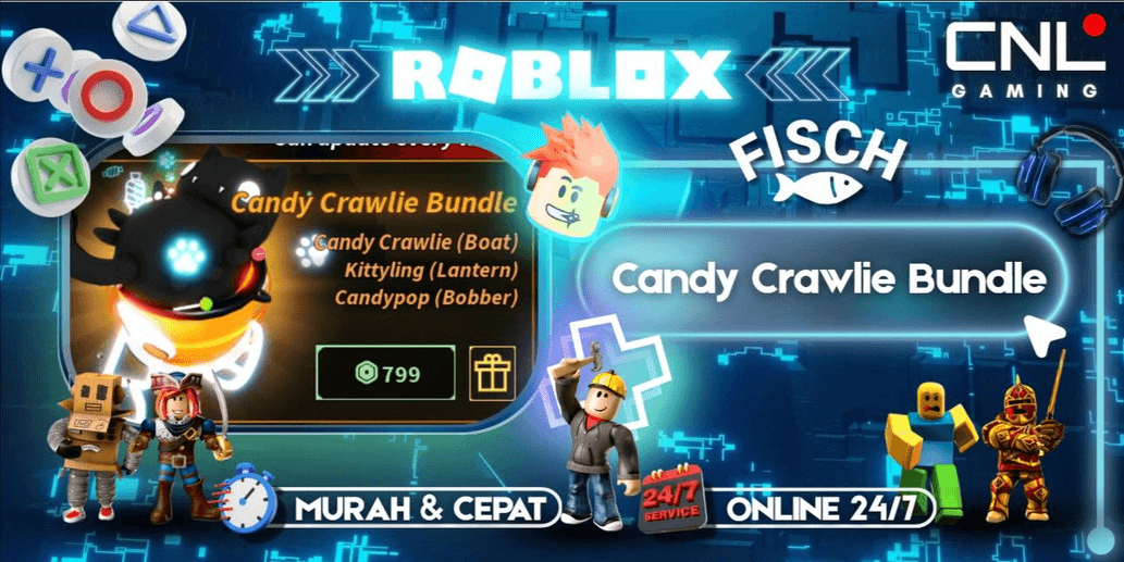 Buy Item Candy Crawlie Bundle Fisch 3904601 | itemku
