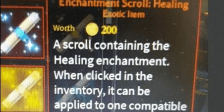 Beli Item Enchantment Scroll: Healing | Arcane Odyssey (EXOTIC ITEM ...