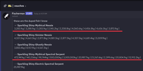 Buy Fish Shiny Sparkling Mythical Nessie Fisch 3212541 | itemku