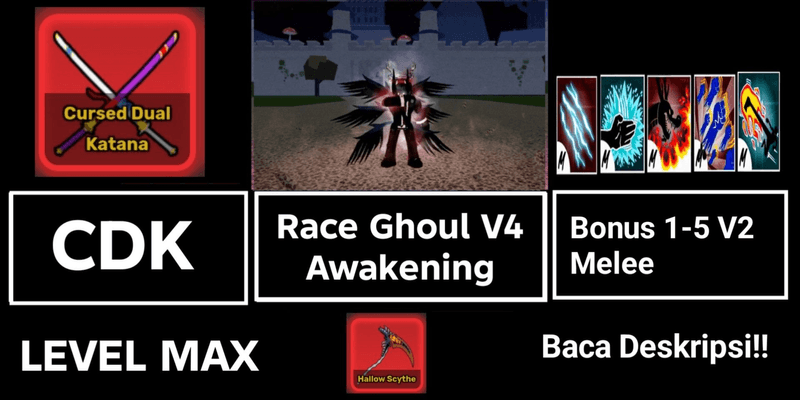 Buy Account Max Level Account [CDK + Race Ghoul V4 Awakening] + Bonus ...