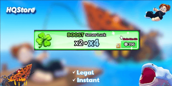 Beli Item Boost Sever Luck x4 Fish It! Termurah Mei 2026 | itemku
