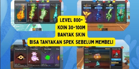 Beli Akun AKUN ELEMENT ROD + FLORAL BAIT Fish It! Termurah Mei 2026 ...
