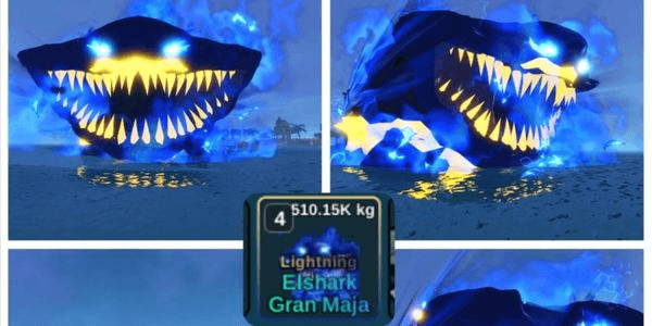Jual Beli Fish Lightning Elshark Gran Maja Fish It! Termurah | itemku