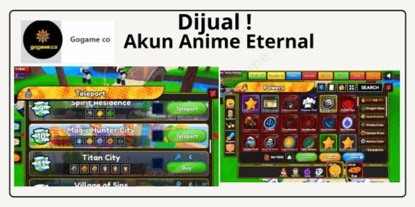 Beli Akun Akun World 10 Op Anime Eternal Terlengkap dan Termurah Mei ...