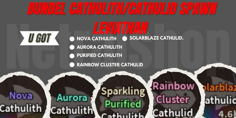 Beli Fish Bundle Cathulith And Cathulid | U Got ( Nova Cathulith ...