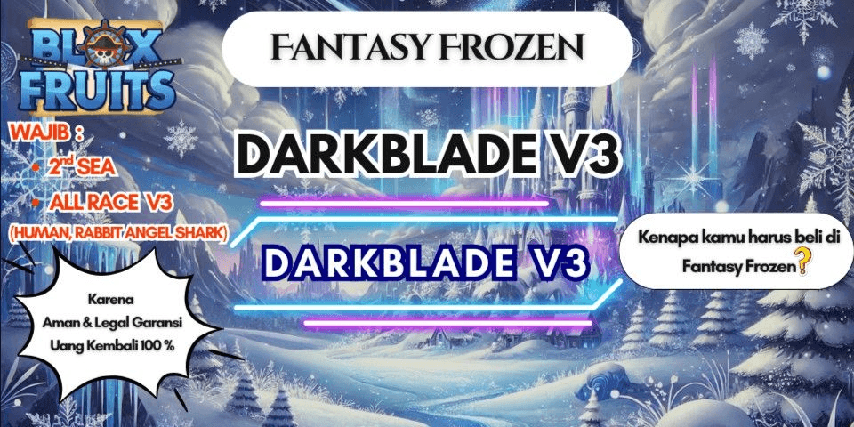 Beli Jasa Joki Get Dark Blade V3 Blox Fruits Termurah Mei 2026 | itemku