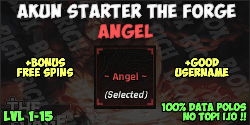 Beli Akun Akun Starter Race Angel (0.5%) | The Forge The Forge ...