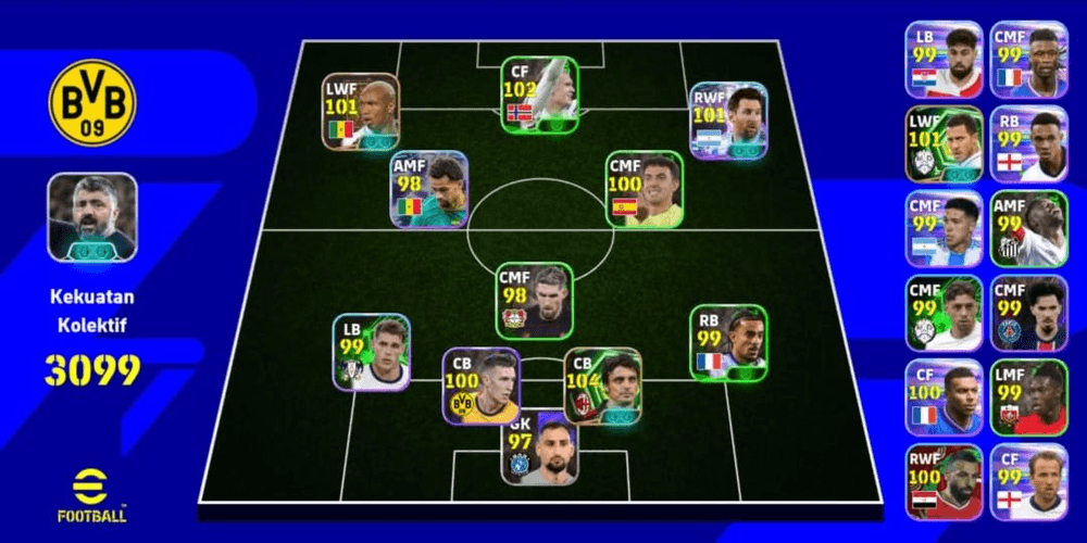 Buy Account CHEAP STARTER ACCOUNT READY FOR BATTLE eFootball Mobile ...