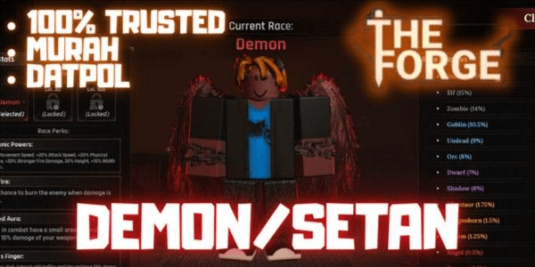 Beli Akun The Forge | Demon Race The Forge Terlengkap dan Termurah ...
