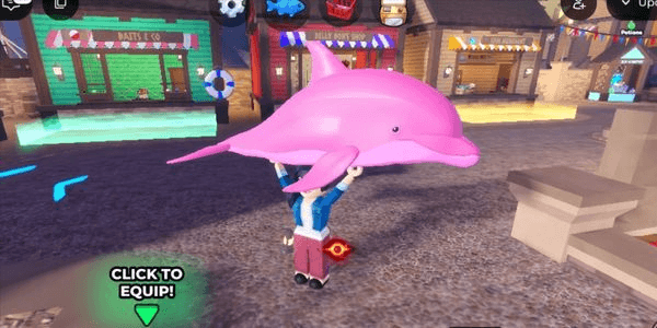 Fish Pink Dolphin Fish It! | itemku