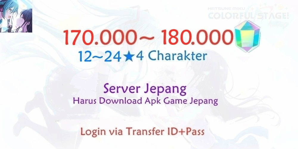 Buy Account Reroll Hatsune Miku Colorful Stage Japan-1 Hatsune Miku ...