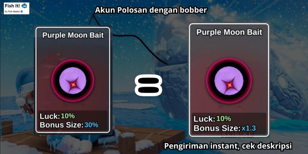 Buy Account Akun PURPLE MOON BAIT Fish It! cheapest June 2026 | itemku