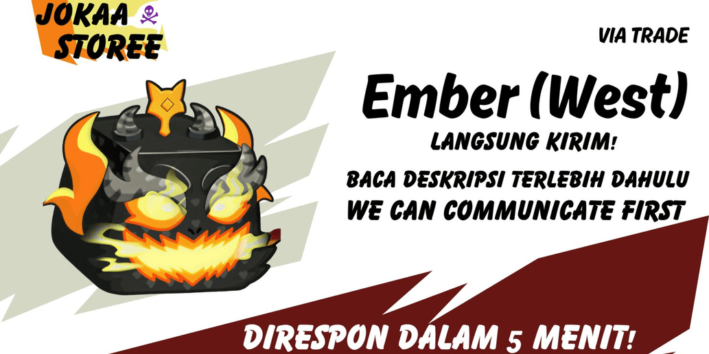 Buy Fruit Ember Dragon (West) Blox Fruits 3997148 | itemku