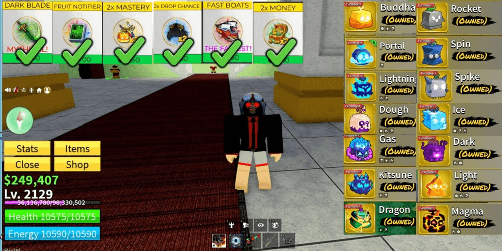 Buy Account ACCOUNT 14 PERMANENT FRUIT Blox Fruits 3999930 | itemku