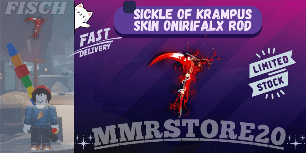 Buy Item Sickle Of Krampus | Skin Rod Limited | Skin Rod Onirifalx ...